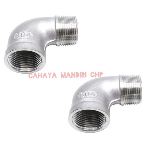 Jual ELBOW STREET STAINLESS STEEL SS304 DRAT LUAR DALAM 1"INCH - Jakarta Barat - CAHAYA MANDIRI ...