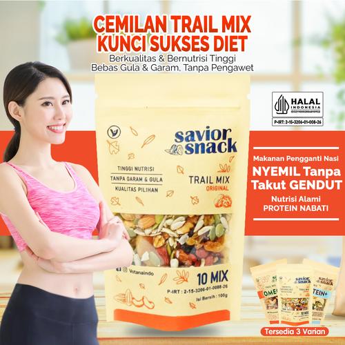 Jual Cemilan Sehat Untuk Diet Makanan Rendah Kalori Savior Snack Trail ...
