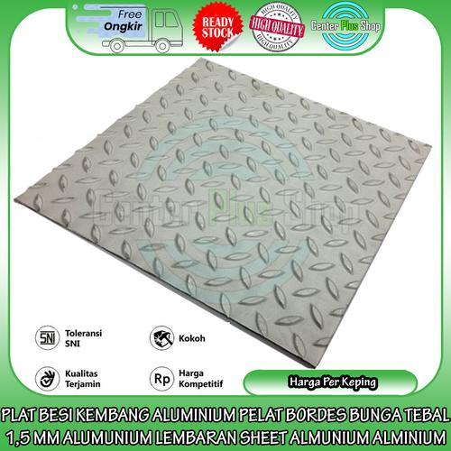 Jual [Instant] PLAT PELAT BORDES BUNGA TEBAL 1,5 MM PLATE BESI KEMBANG ...