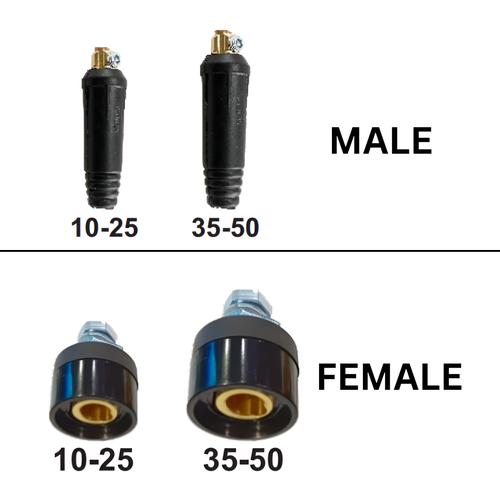 Jual WIPRO Connector Cable Las Male dan Female - 10-25mm² (male) - Kota ...