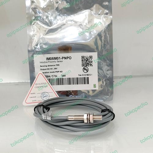 Jual INDUCTIVE PROXIMITY SENSOR IM05M1-PNPO SN 1MM OUTPUT PNP M5 - Kab ...