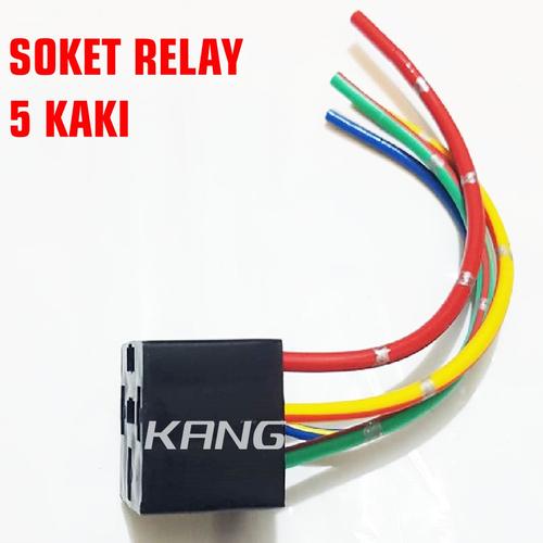 Jual Soket Relay 5 Kaki Socket Rellay Kaki 5 Relai Hitam - Kab. Sleman ...
