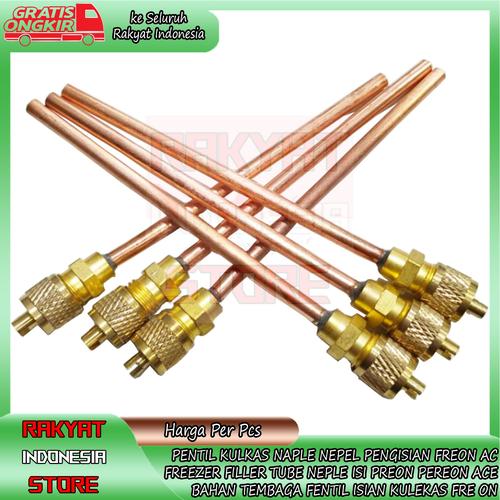 Jual PENTIL KULKAS PENGISIAN FREON AC NAPLE NEPEL VALVE NAPEL PREON ...
