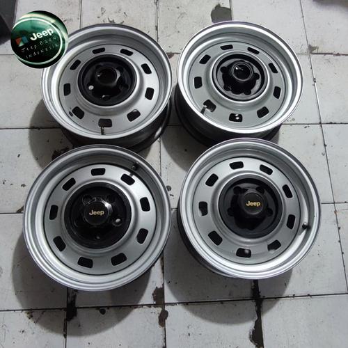 Jual Velg kaleng R15 original Jeep Wrangler YJ good condition - Kab ...