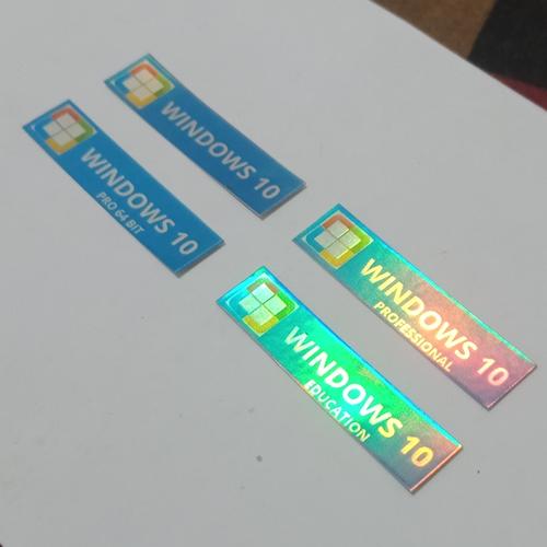 Jual stiker laptop komputer hologram windows 10 sky hybrid series 2024 ...