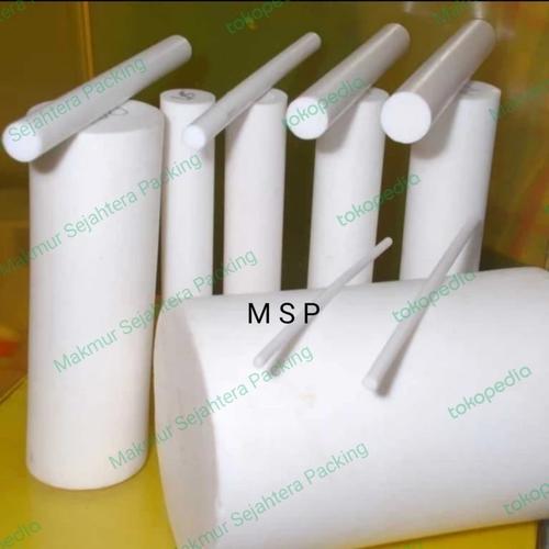 Jual Teflon Rod Putih PTFE AS Batangan 100mm x 100cm - Jakarta Barat - Makmur Sejahtera Packing ...