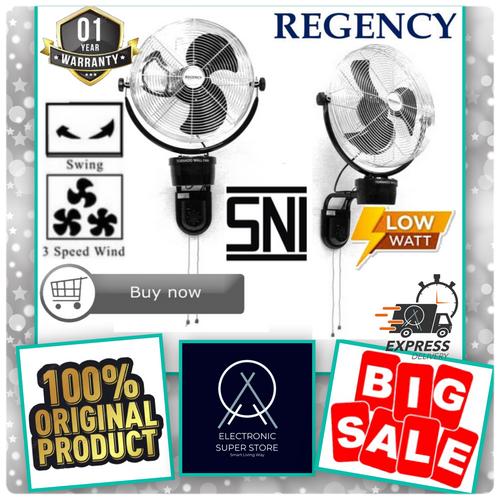 Jual KIPAS ANGIN REGENCY TW20 TW-20 WALL FAN 20 INCH FULL STAINLESS ...