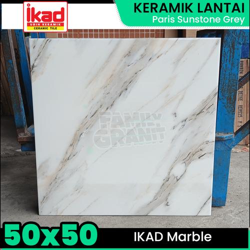 Jual Keramik Lantai 50x50 IKAD Marble Series Motif Marmer Glossy - Kab ...