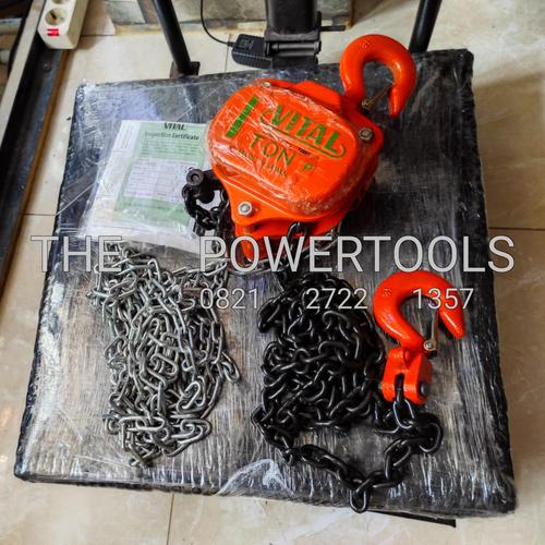 Jual Takel Chain Block Vital 1 Ton x 3M 5M 7M 10M 12M 15M Tackle Manual ...