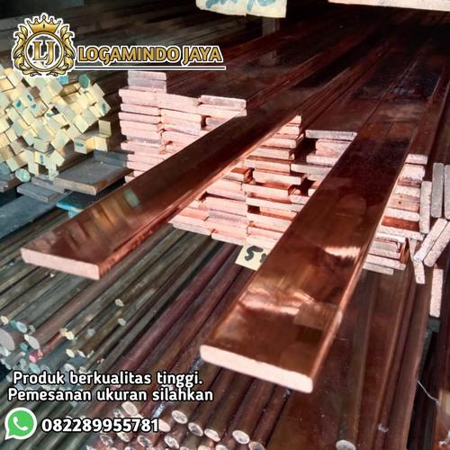 Jual Plat Tembaga Busbar 8mm x 30mm x 400mm - full tembaga murni ...