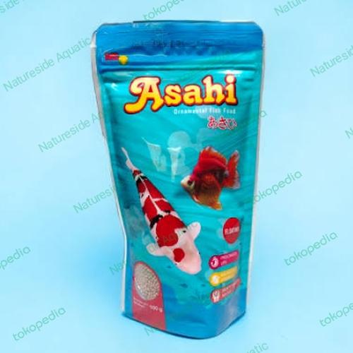 Jual Pelet pellet pur pakan ikan hias asahi floating berkualitas 100 ...