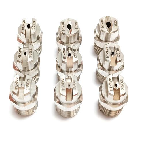 Jual Nozzle Vee Jet Flat Stainless / Nozzle V Jet Stainless 1/4 25°..40 ...
