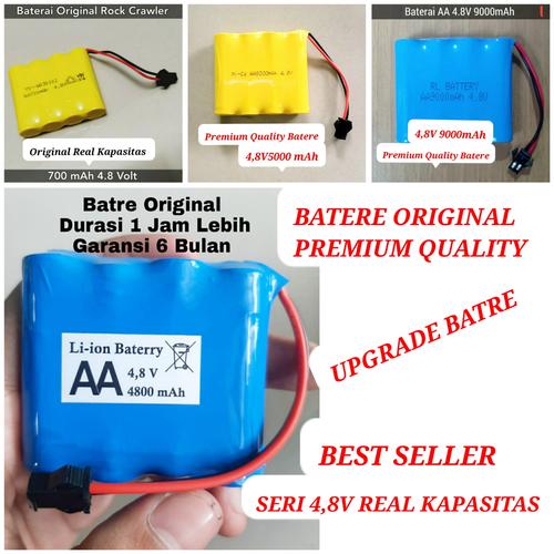 Promo Baterai batere mobil remot rc 4,8V batre mainan remote control ...