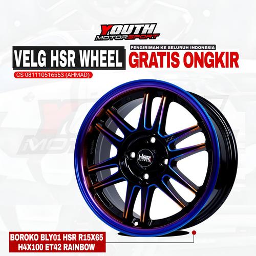 Jual Velg Mobil HSR BOROKO BLY01 Limited Edition r15 4x100 Rainbow - Kota Denpasar - Toko HSR ...