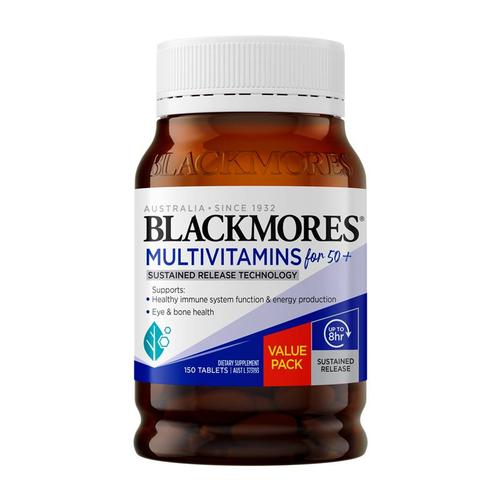 Jual Blackmores Multivitamin For 50+ Sustained Release 150 Tablets - Jakarta Utara - Goodlife Au ...
