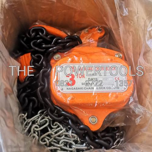 Jual Chain Block Tackle 3 Ton x 3 Meter Katrol NAGASAKI 3 Ton - Jakarta ...