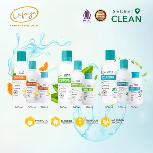 Promo Secret Clean Obat Kumur Propolis Antiseptic Mouthwash Pembersih ...