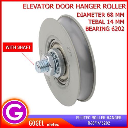 Jual Fujitec Elevator Door Roller Hanger Diameter 68mm Tebal 14mm ...