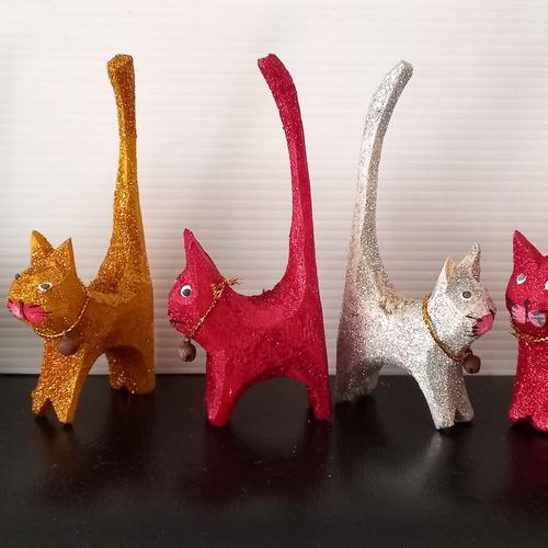 Jual Dekorasi Meja Patung Kucing2 dari Kayu Bali Handicraft - Jakarta ...