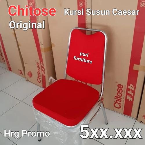 Jual KURSI SUSUN MERK CHITOSE TYPE CAESAR WARNA MERAH - Kota Semarang ...