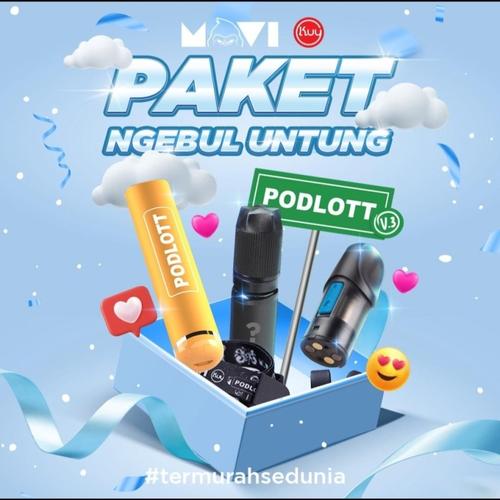 Jual BUNDLE STARTER PACK KUY PODLOTT V3 POD KIT BY MOVI X LOKAAL ...