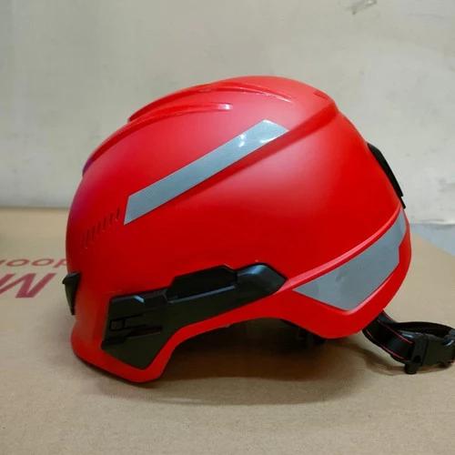 Jual Helm safety climbing Msa V-GARD warna merah / Helm climbing ...
