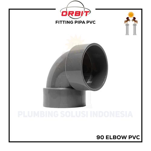 Jual Elbow / Knee PVC Polos D Orbit 4 Inch / 110 mm - Kota Tangerang ...