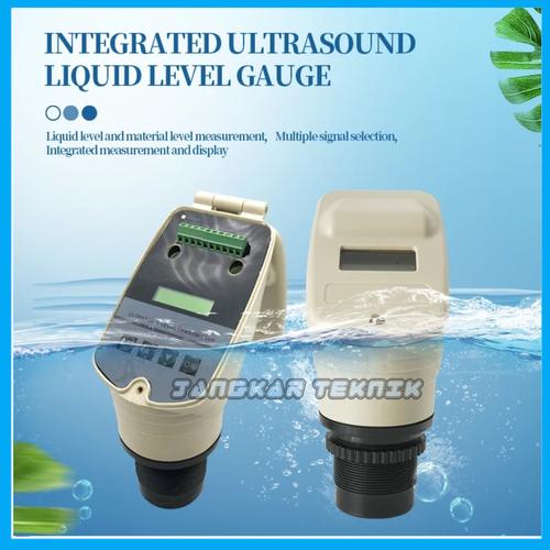 Jual Ultrasonic Level Tester 24VDC 0-10 Meter 4-20MA Liquid Water 24V ...