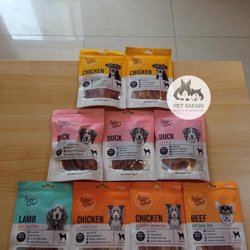 Jual Snack Anjing Jerky Time Dog Snack Premium Quality Real Meat 80gr ...