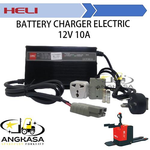 Jual Battery Charger Eletric Battery 12V 10A Casan Pallet Mover Lead ...