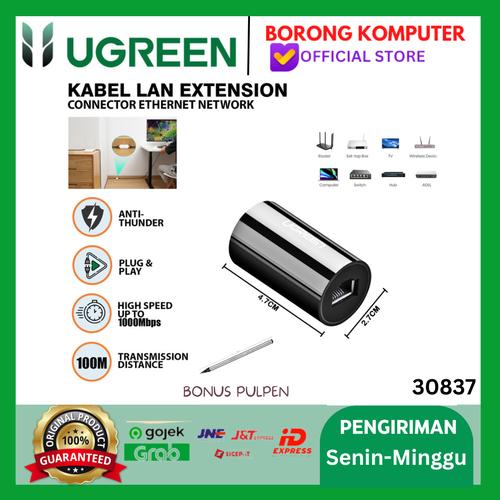 Promo UGREEN Konektor Kabel LAN Ethernet Extender RJ45 Anti Thunder ...