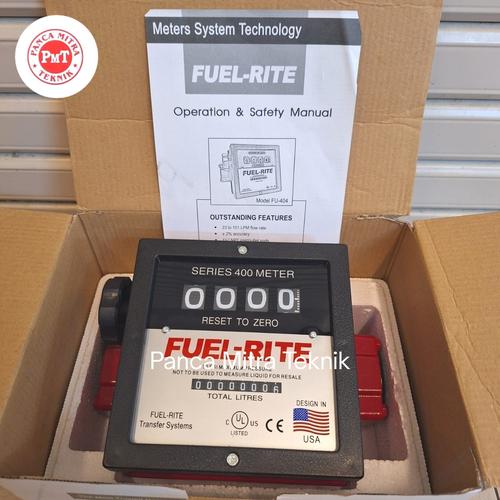 Jual 1-1/2" inch Fuel Rite Flow Meter Solar / Materan Solar 4 Digit ...