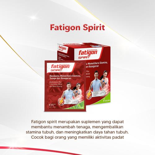 Jual [STRIP] Fatigon Spirit Multivitamin dan Mineral - 10 Tablet - Kota ...