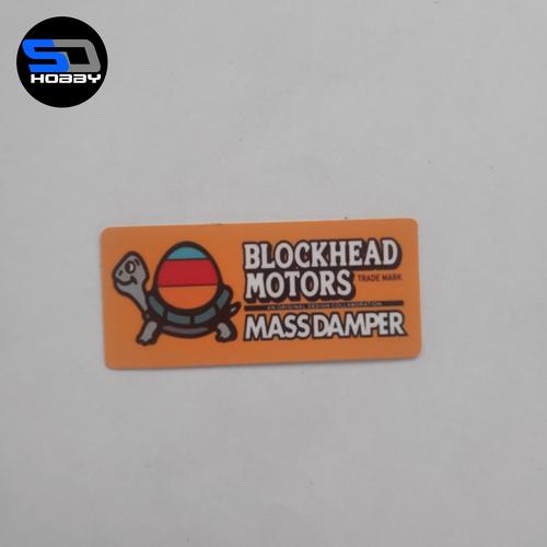 Jual Sticker Tamiya Blockhead Motors Mass Damper 5x2 cm - Kab. Bantul ...