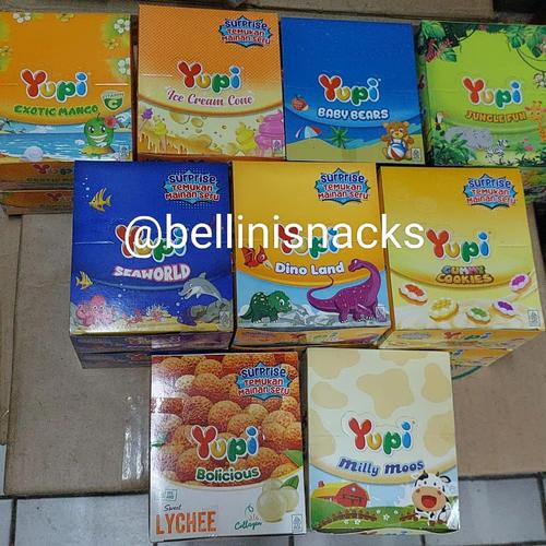 Jual Yupi Box All Variant Jelly Yupi Box Aneka rasa snack goodie bag ...