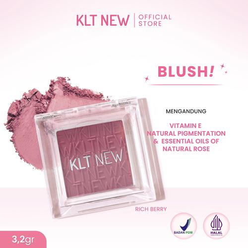 Promo KLT New Blush On Matte 03 Rich Berry (Perona pipi & Mata) - 02 ...