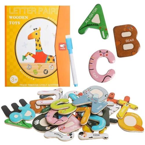 Jual Buku Magnet Alphabet Magnetic ABC Book Magnetic Wooden Letter ...