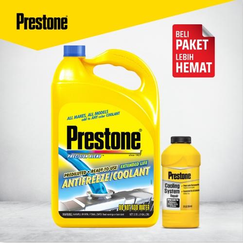Jual Prestone [Bundle] Ready To Use Blue 3.78L + Stop Leak Cegah Rembes ...