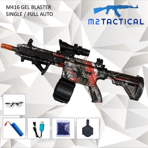 Jual Mainan Water Gel Blaster M416 / HK416 DRUM MAG Automatic WGB WGG ...