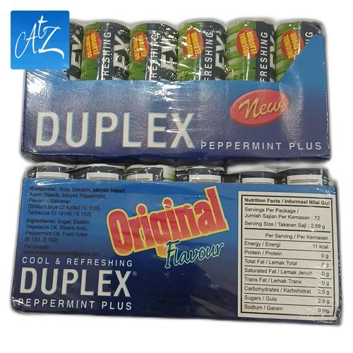 Jual Permen DUPLEX Peppermint Plus Cool & Refreshing Original Flavour 6 ...