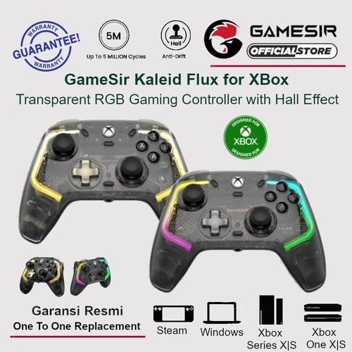 Promo GameSir Kaleid Flux Xbox Wired Gamepad Controller Hall Effect Joystick for Windows Xbox ...