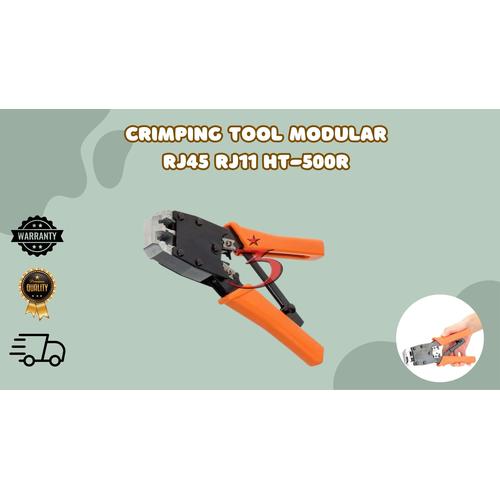 Promo Crimping tool Rj45 Lan Ht-500r Ht500r - Tang Crimping Ht-500 ...