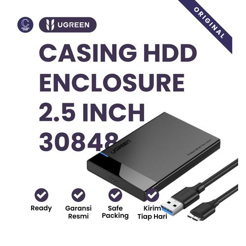 Jual UGREEN CASING ENCLOSURE HARD DISK EXTERNAL 2.5" SATA 30848 USB 3.0 - Kota Surabaya ...