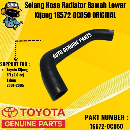 Jual Selang Hose Radiator Bawah Lower Kijang 16572-0C050 ORIGINAL ...