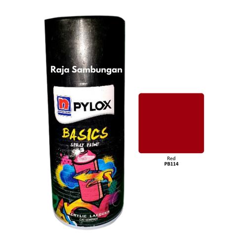 Jual Pylox Basics PB 118 Red Merah Cat Semprot Spray Paint Pilok Pilox ...