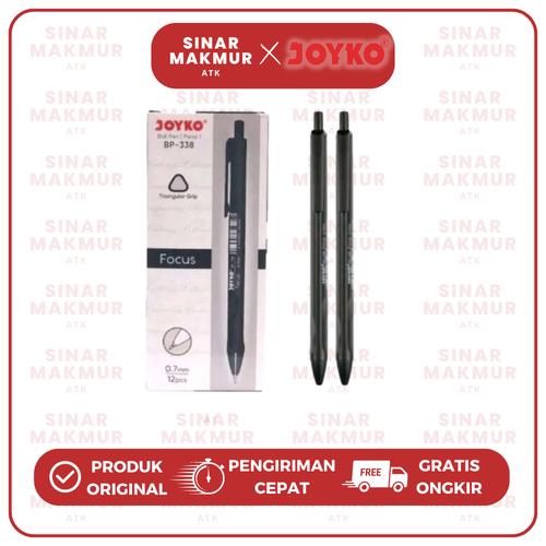 Jual Retractable Pen/Ball Point/Pen Cetek Vocus 0.7 mm Joyko BP-338 ...