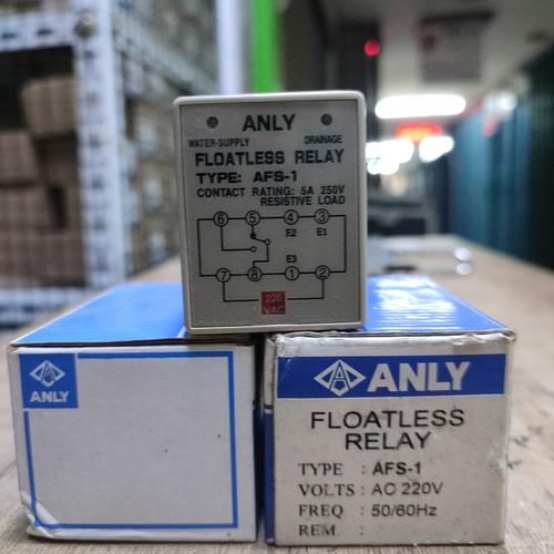 Jual FLOATLESS RELAY ANLY type AFS-1 220 VAC 50/60 Hz baru dan original ...