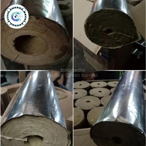 Jual pipa Rock wool rockwool pipa - Rockwool Lapis Alumunium 1" 2" 3" 4 ...