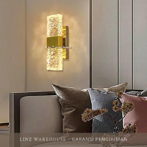 Jual Lampu Dinding hias MODERN RECTANGLE LED 3 COLOUR wall lamp ...