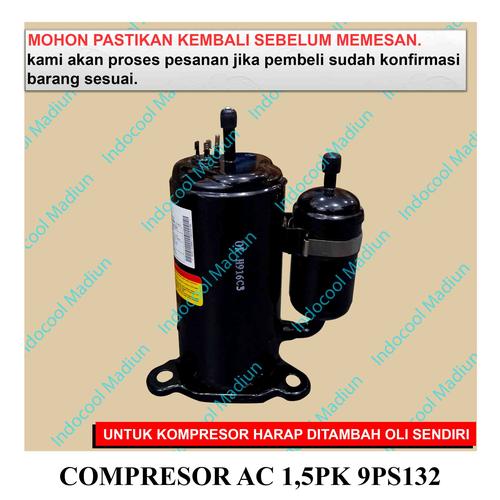 Jual KOMPRESOR / COMPRESSOR / COMPRESOR AC 1.5PK 9PS132 (HARGA SUDAH ...